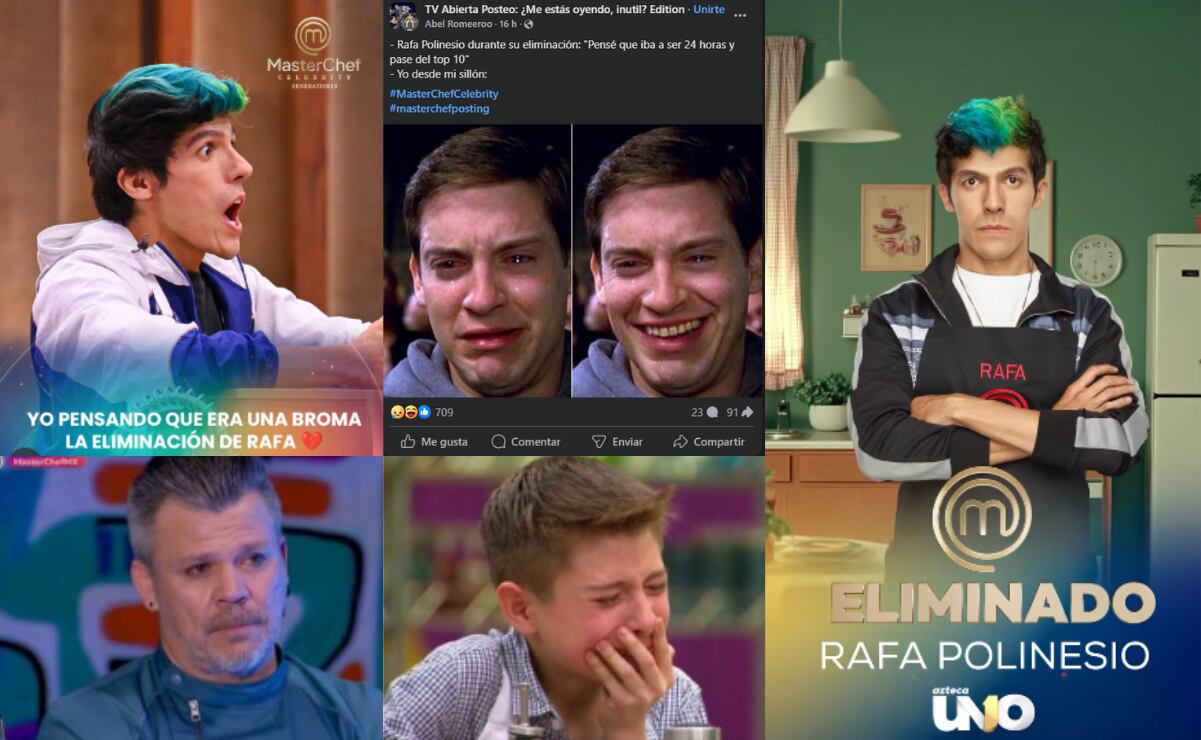 Rafa Polinesio desata los mejores memes tras su salida de Master Chef ...