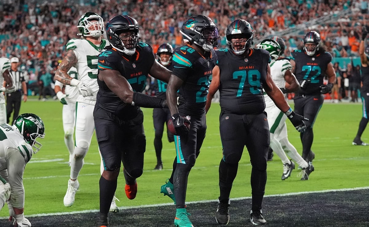 Miami Dolphins consiguen su primera victoria al derrotar a los Jets de ...