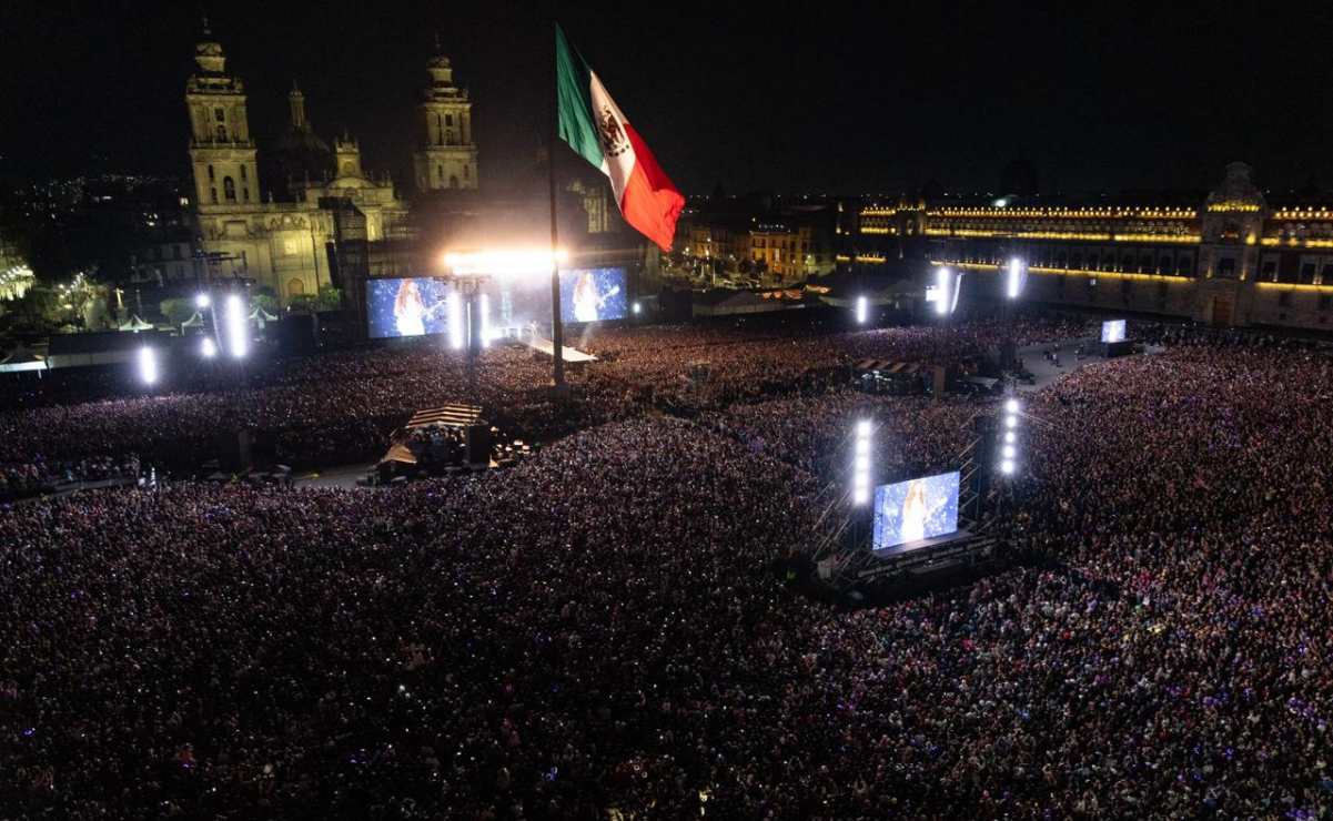 Shakira rompe récord de asistencia a un concierto masivo en el Zócalo ...