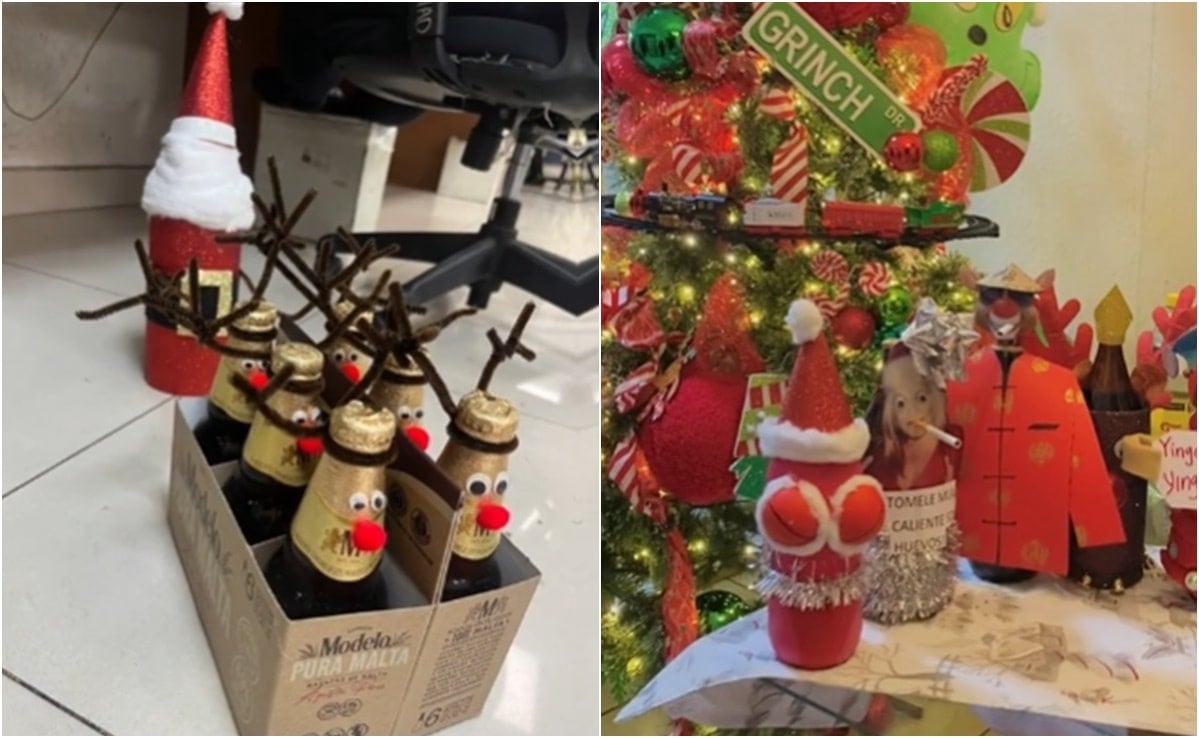 TikTok: Las mejores "caguamas decoradas" para esta Navidad