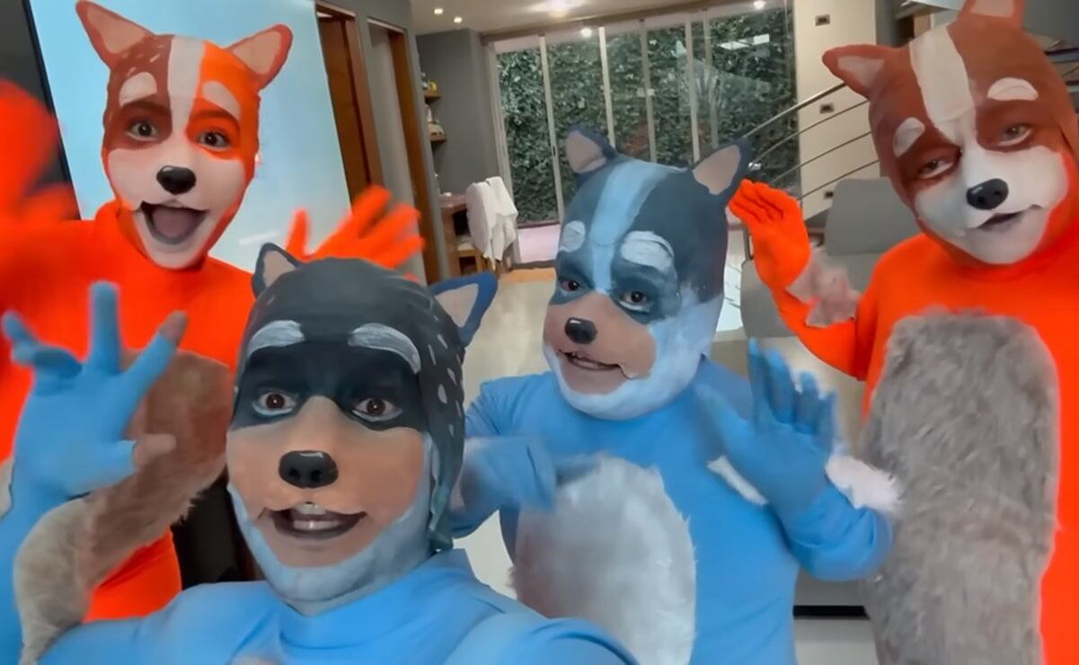 Memo Aponte genera polémica en redes por cosplay de "Bluey" y desata ...