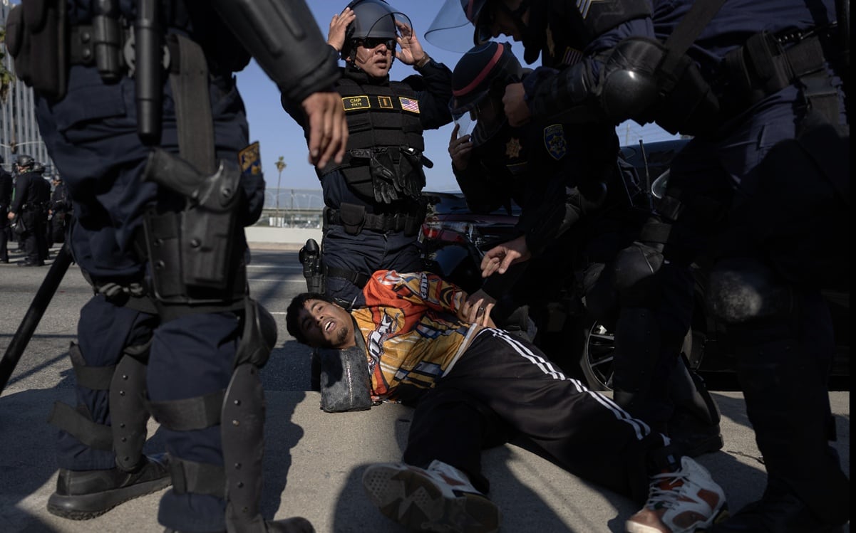 FOTOS: Toque de queda en Los Ángeles es desafiado por manifestantes ...
