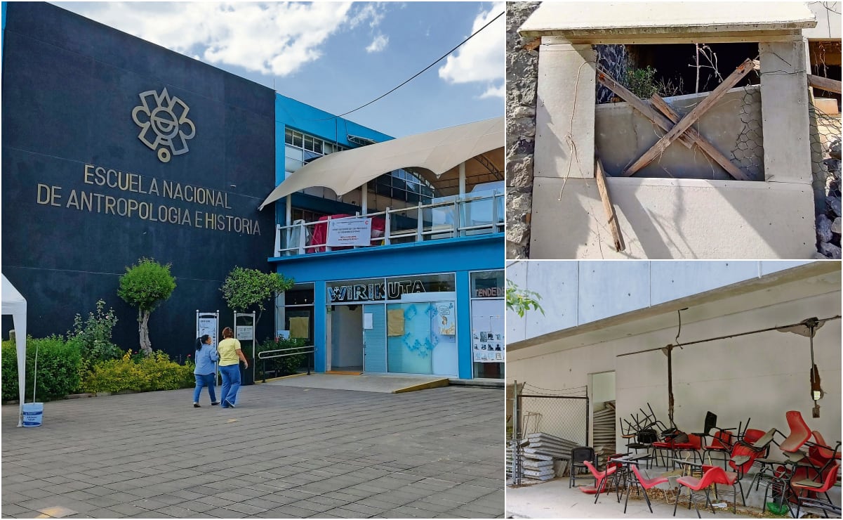 ENAH, una escuela en ruinas ignorada por la dirección del INAH