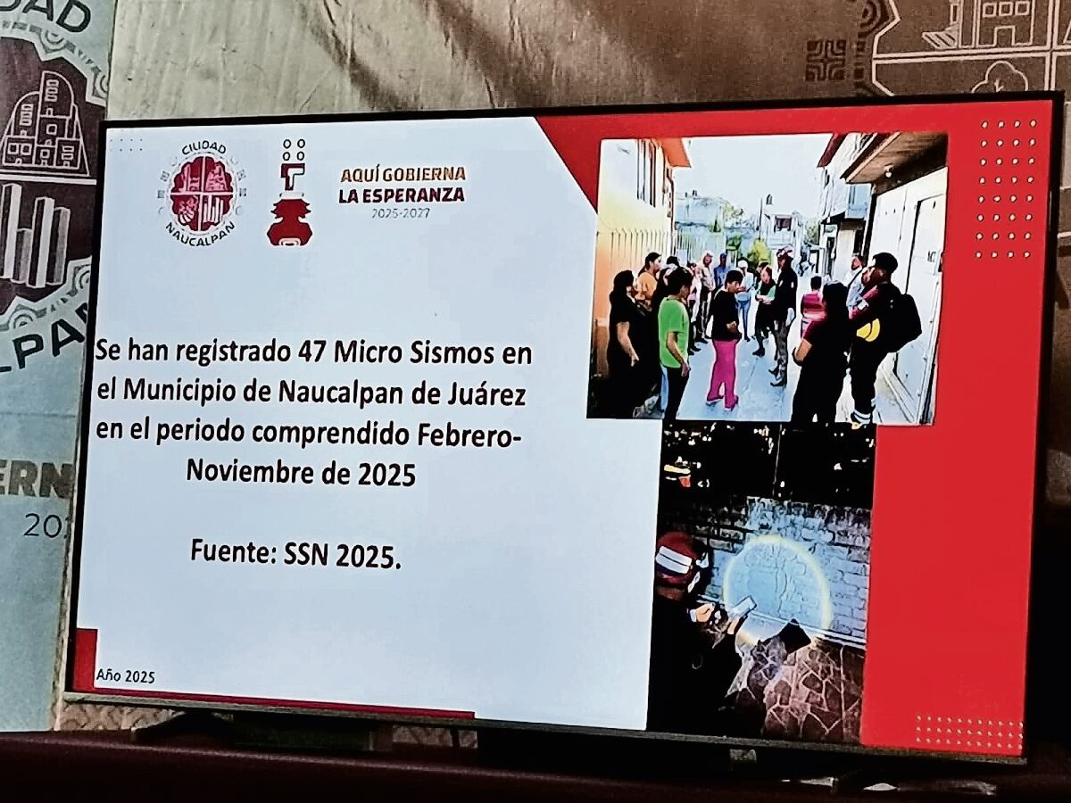 De febrero a la fecha registra Naucalpan 47 microsismos | El Universal
