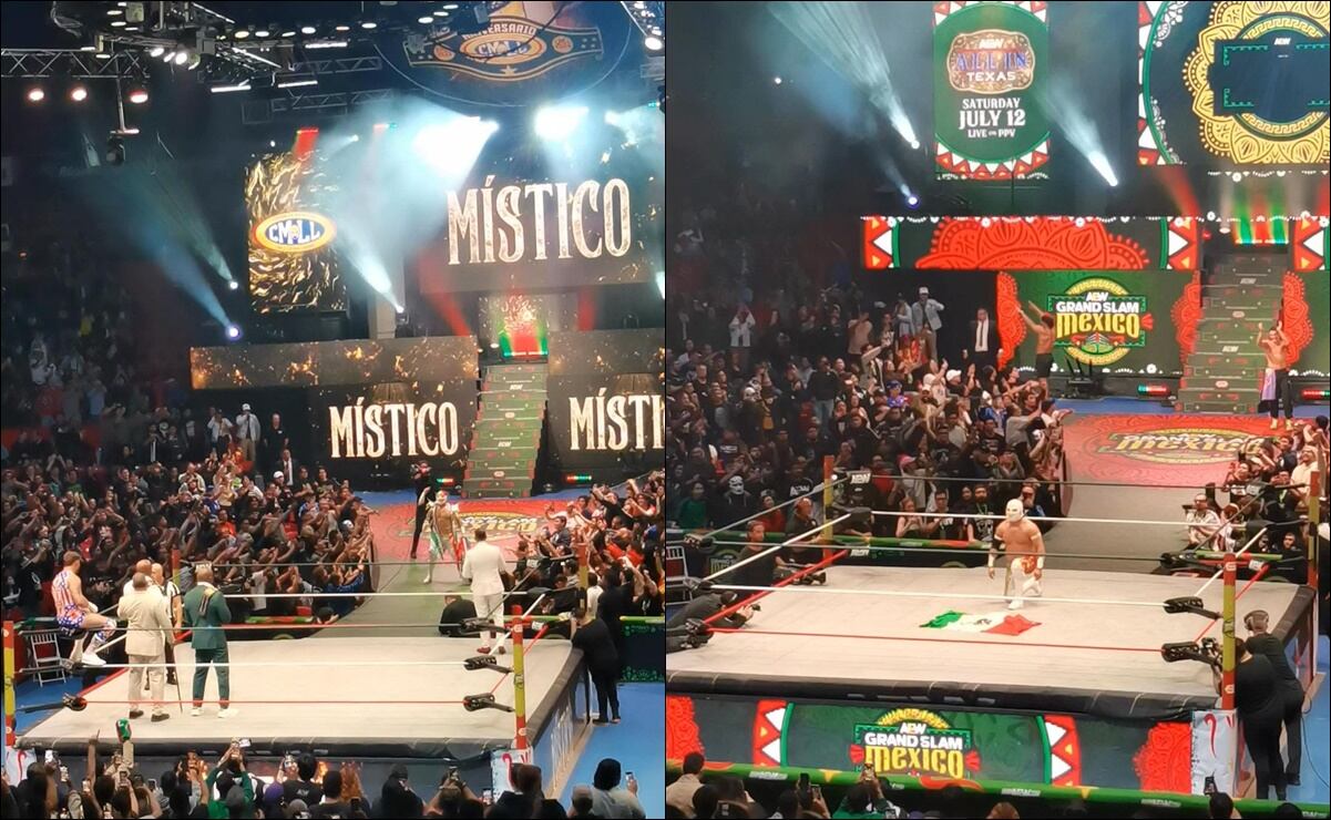 El espectacular recibimiento de Místico en Grand Slam México; la Arena ...