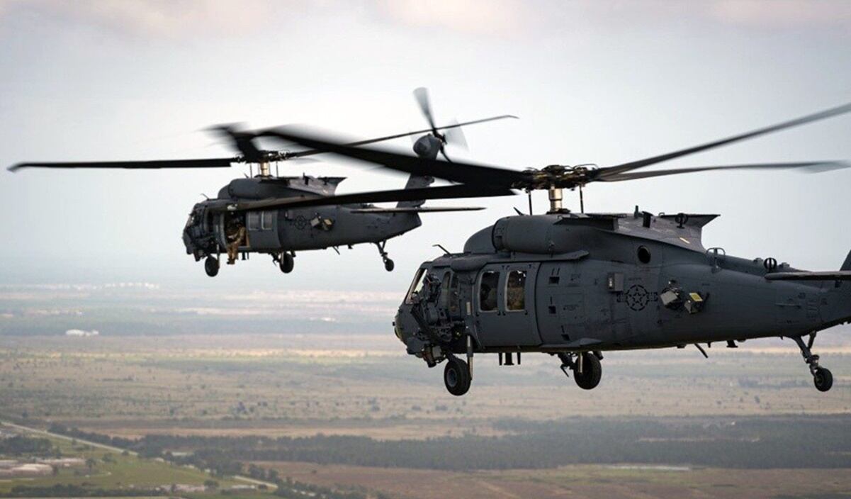 ¿Cómo es el helicóptero HH-60W, la aeronave estadounidense que aterrizó ...