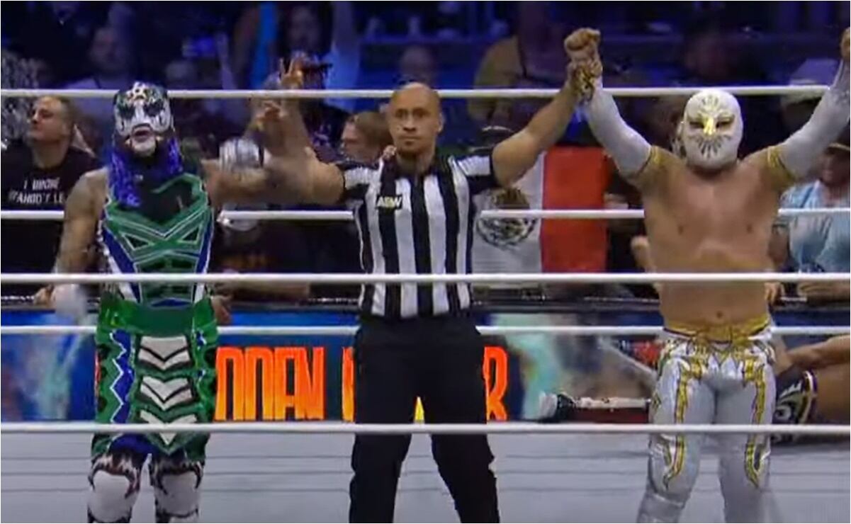 VIDEO: Místico hace espectacular equipo con Pentagón y Fénix en AEW | El Universal