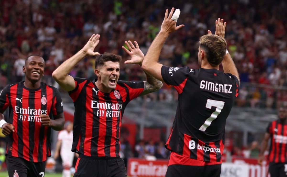 Santiago Giménez asiste a Pulisic en victoria del AC Milan; derrotaron ...