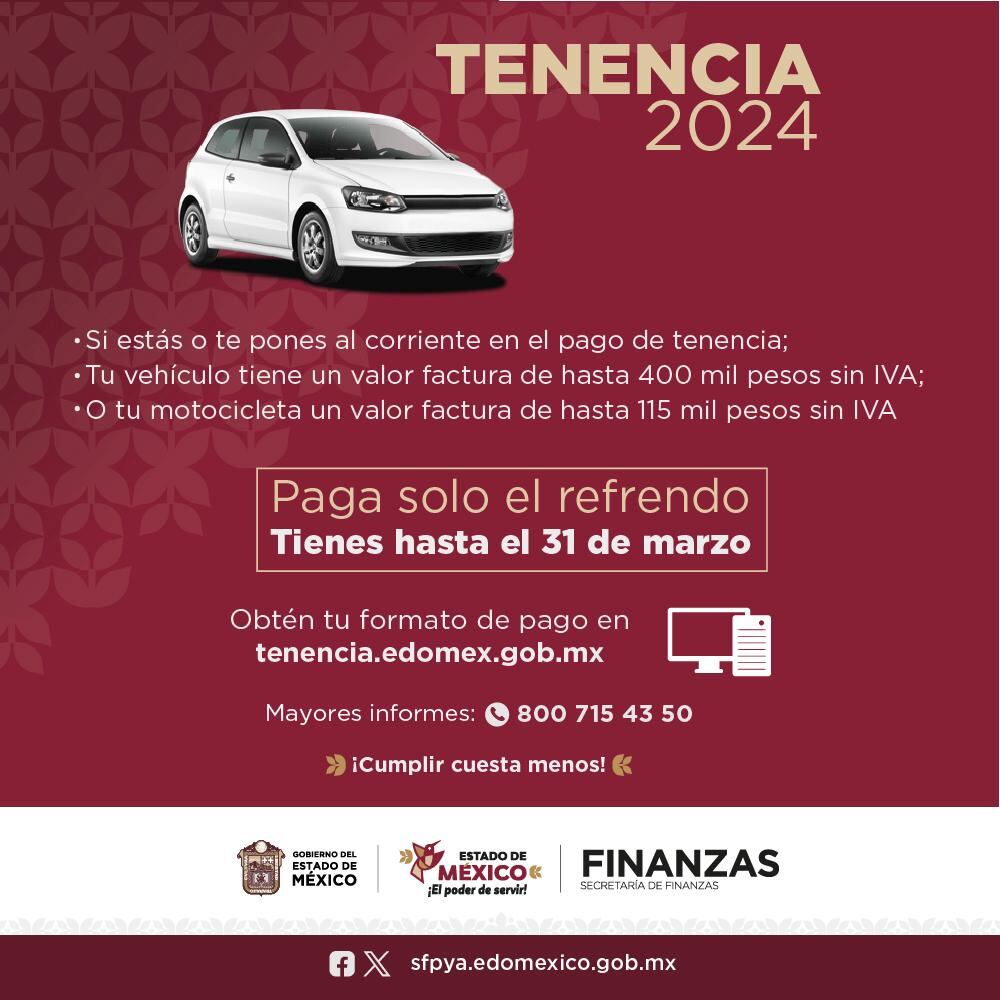 Tenencia Edomex: ¿Cómo obtener el 100% de subsidio vehicular? Aquí los detalles