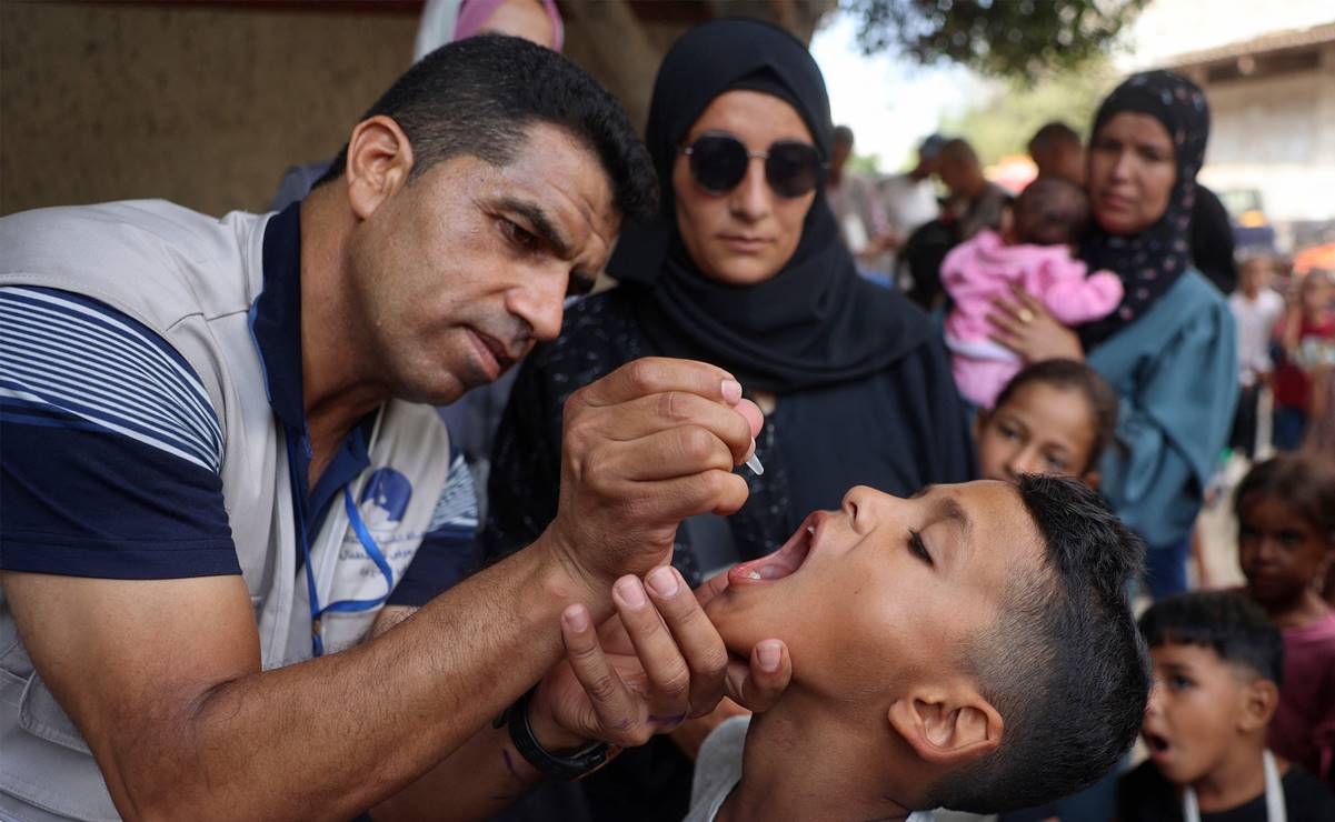 Concluye primera fase de vacunación de polio en Gaza con más de 187 mil ...