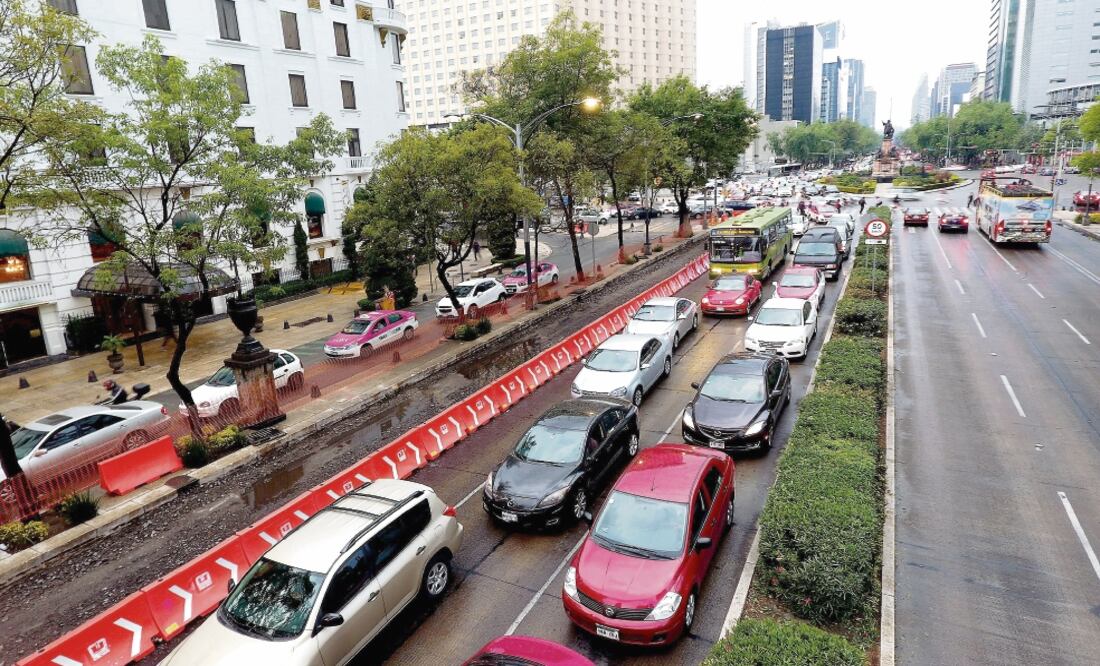 Metrobús en Reforma, con 23% de avance | El Universal