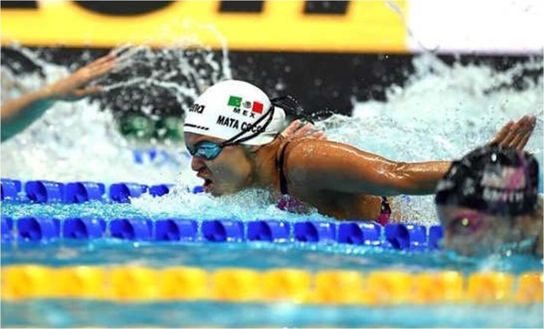 La nadadora mexicana María José Mata Cocco gana medalla de bronce en ...