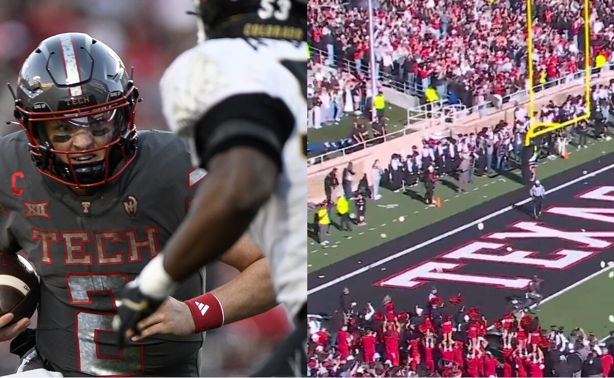 Aficionados de los Texas Tech avientan tortillas a los Colorado Buffaloes; ésta es la curiosa ...