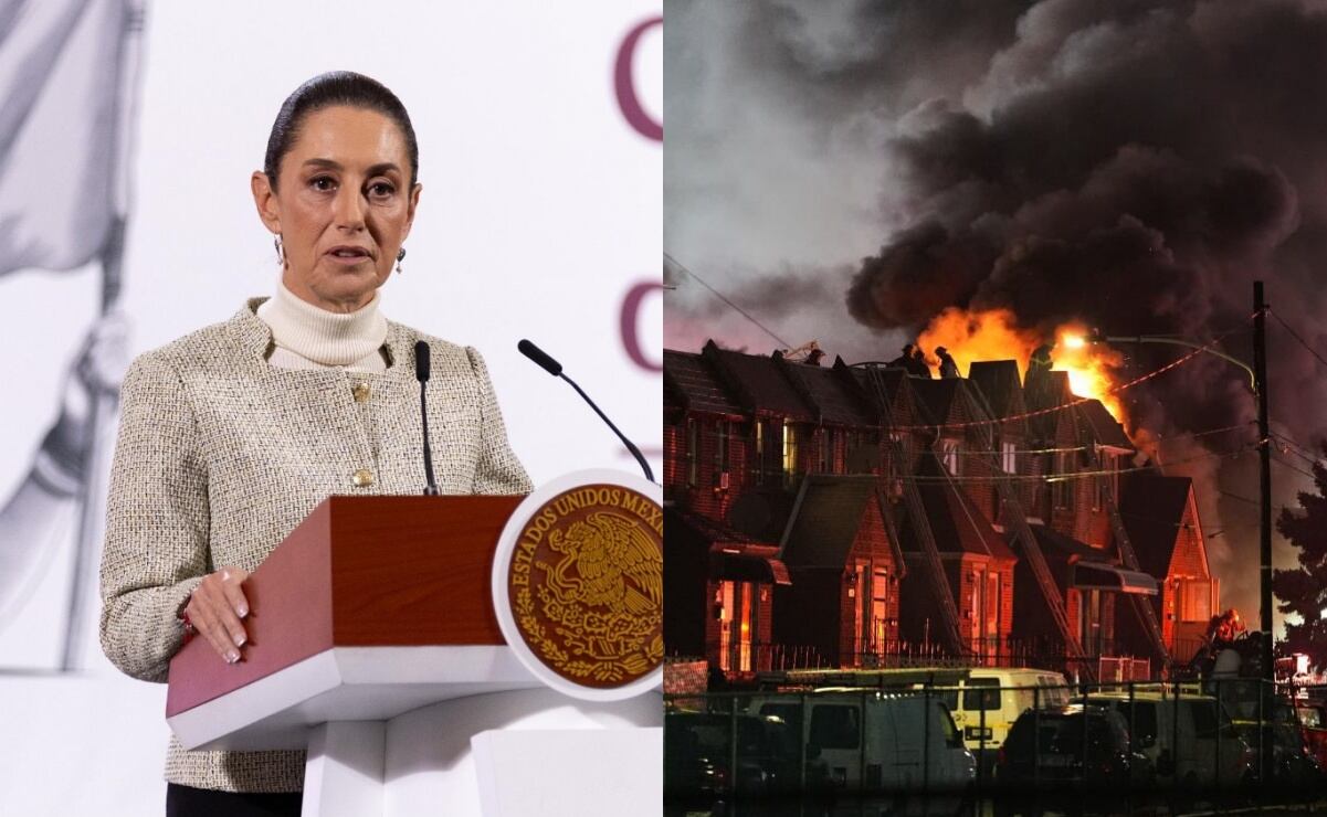 Sheinbaum lamenta muerte de mexicanos en accidente aéreo en Philadelphia; pide a SRE apoyar en ...