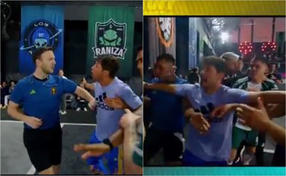 Ángel Reyna explota en la Kings League y se lanza contra el árbitro ...