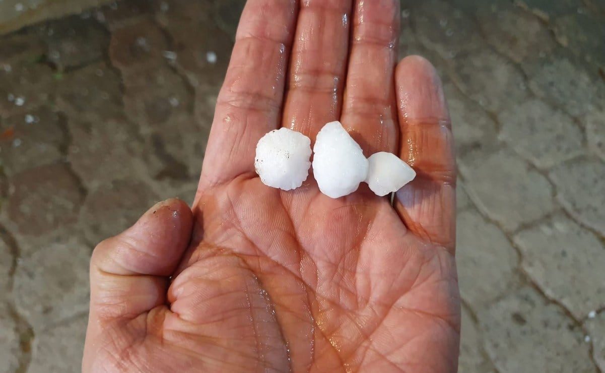 Reportan fuertes lluvias y caída de granizo en cuatro municipios del ...
