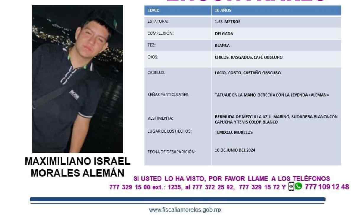 Detienen a adolescente acusado de matar a un policía auxiliar; estaba ...