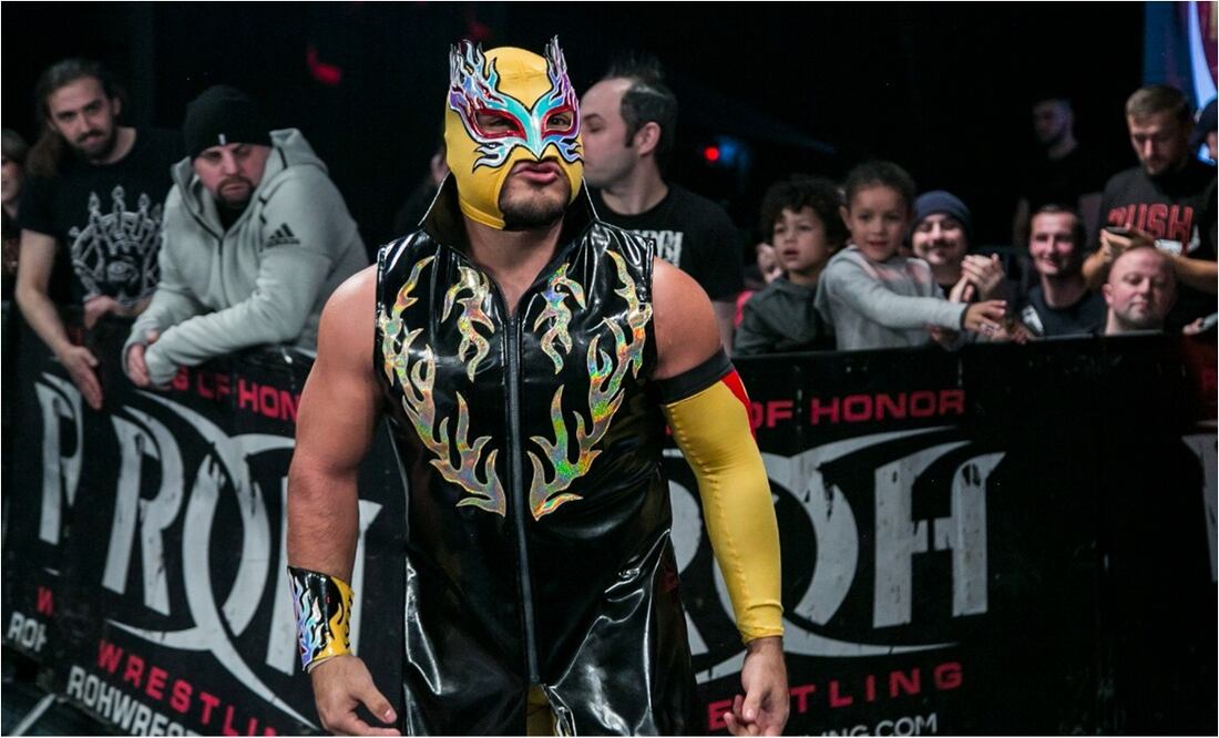 El luchador Flamita libra doble batalla para consagrarse en Estados Unidos