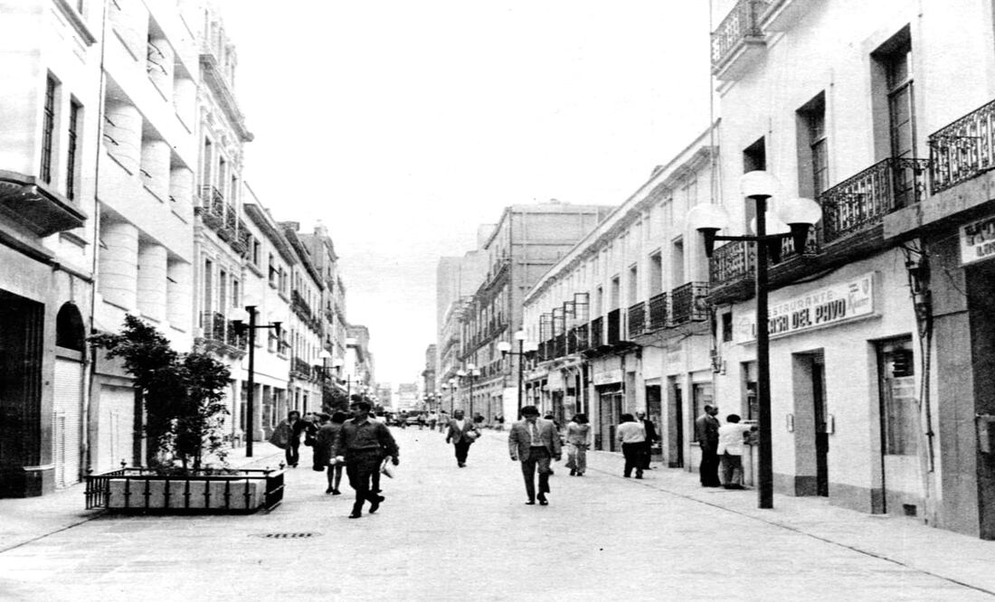 50 años surgieron primeras calles peatonales del Centro Histórico