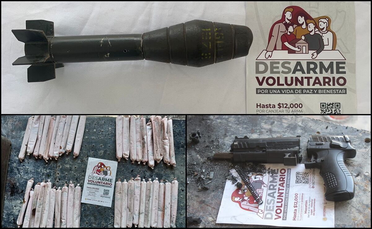 Entregan más de 200 armas y explosivos en programa de desarme ...