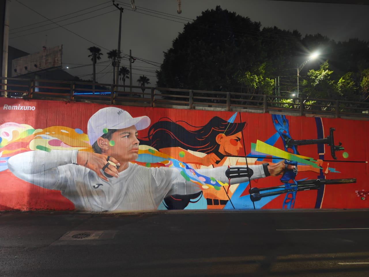Juegos Olímpicos: Crean murales en honor a los atletas mexicanos que ...