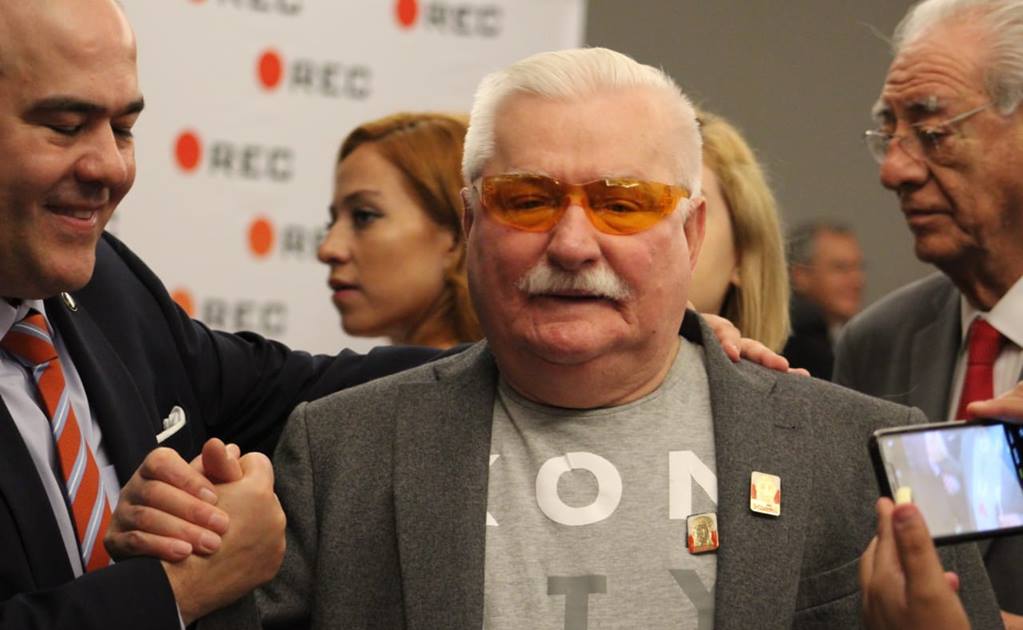 Lech Walesa, expresidente de Polonia y Nobel de la Paz, está ...