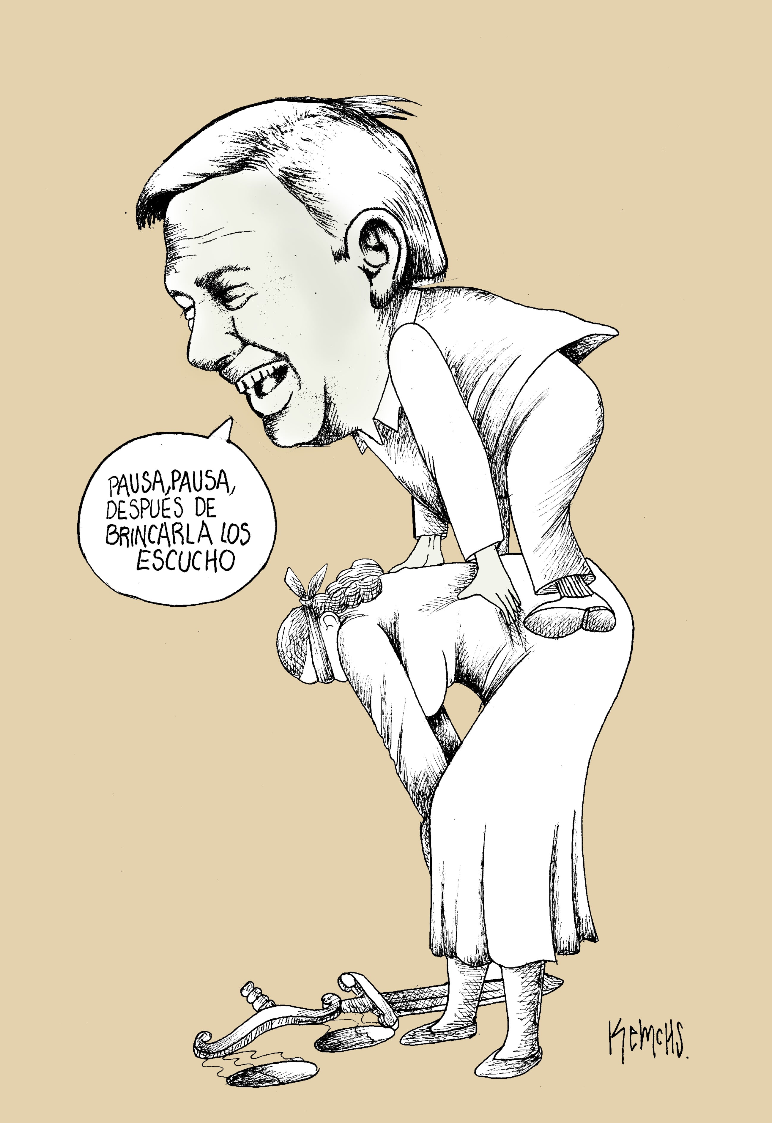 Burro castigado | El Universal