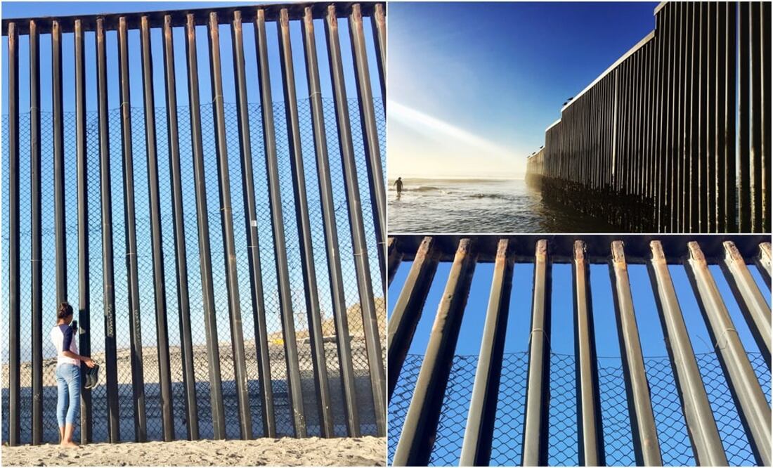 Refuerzan muro fronterizo en Tijuana con malla de alambre | El Universal