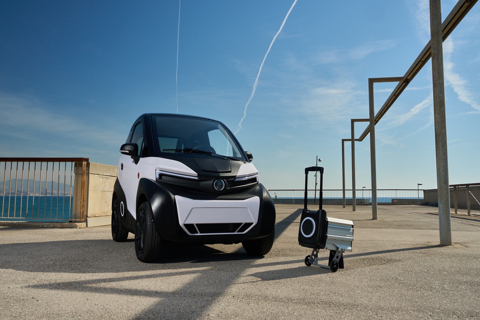 El microauto eléctrico con baterías que se quitan para cargarlas | El Universal