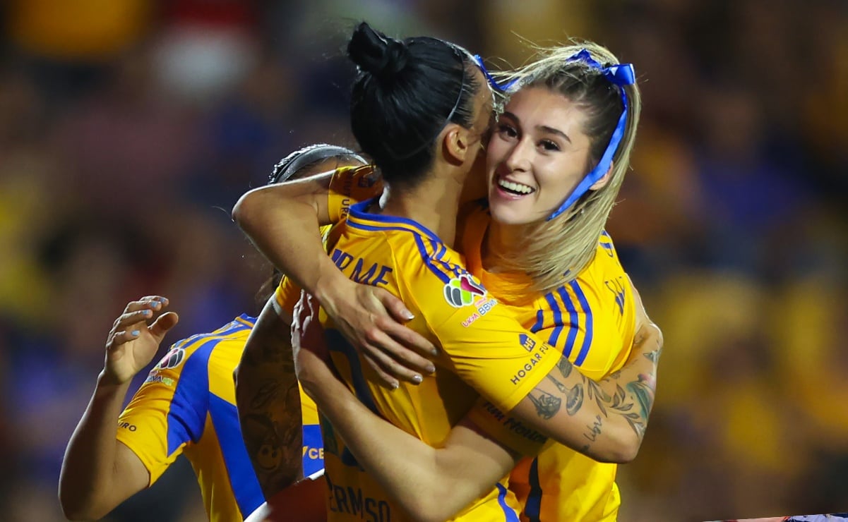 Tatiana Flores marca su primer gol en la Liga MX Femenil; así lo celebró la jugadora de Tigres