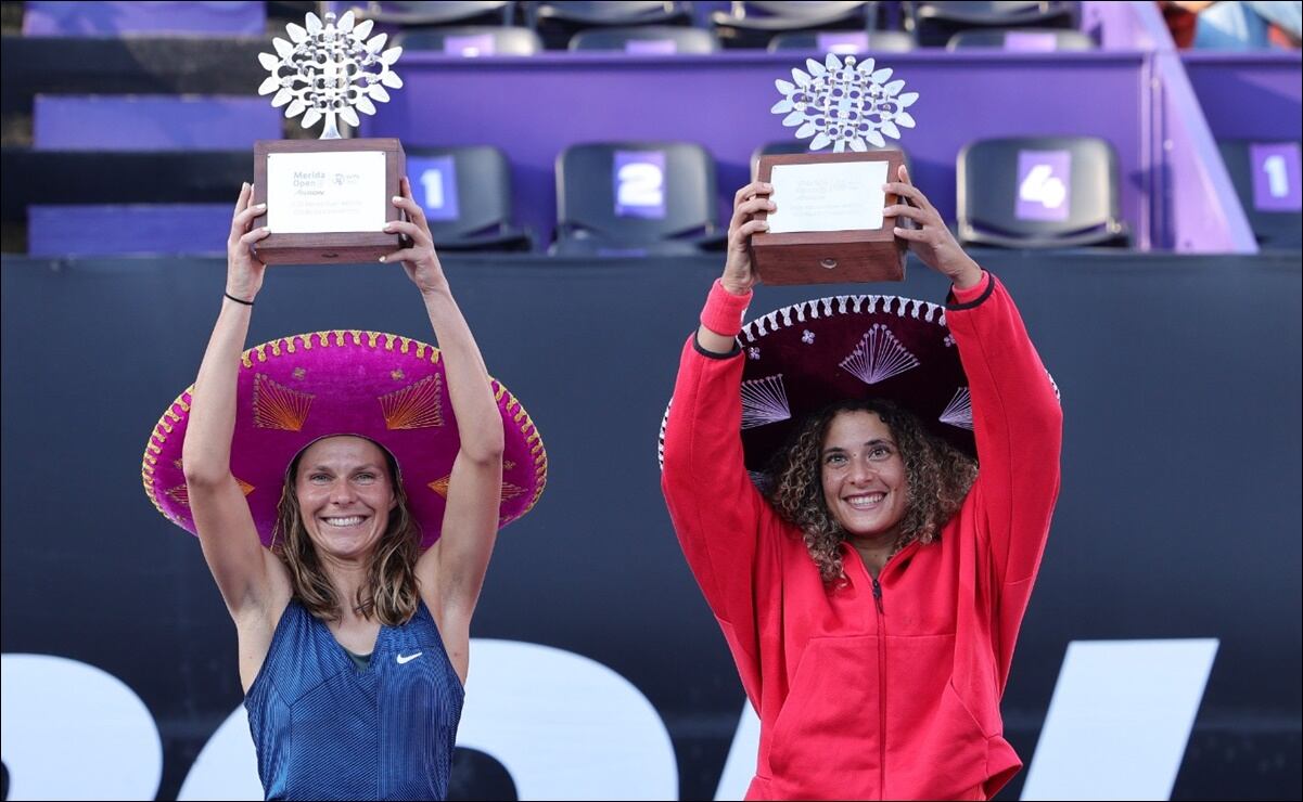 Mayar Sherif y Katarzyna Piter ganan el Mérida Open 2025 en dobles; logran imponerse a las favoritas
