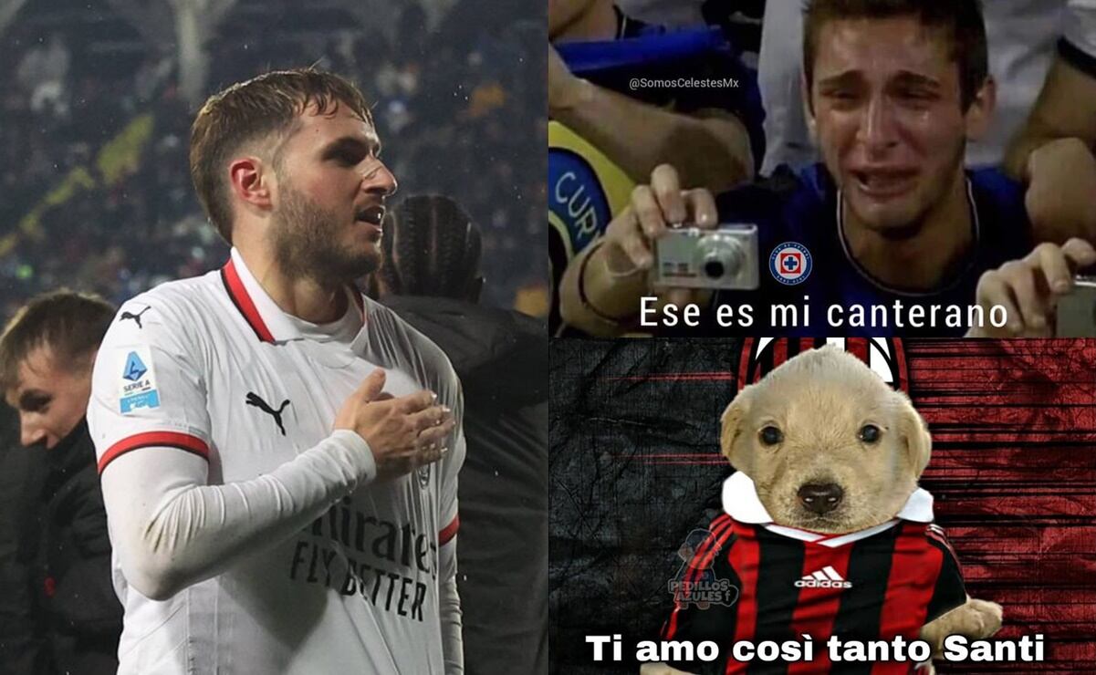 Santiago Giménez anota su primer gol con el AC Milan y se lleva los ...