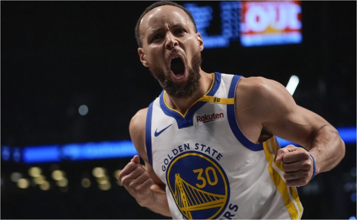 El impresionante triple de Steph Curry ante los Nets; una locura lo de ...