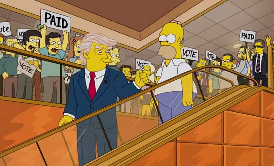 Los Simpsons predijeron que Trump sería presidente de EU | El Universal