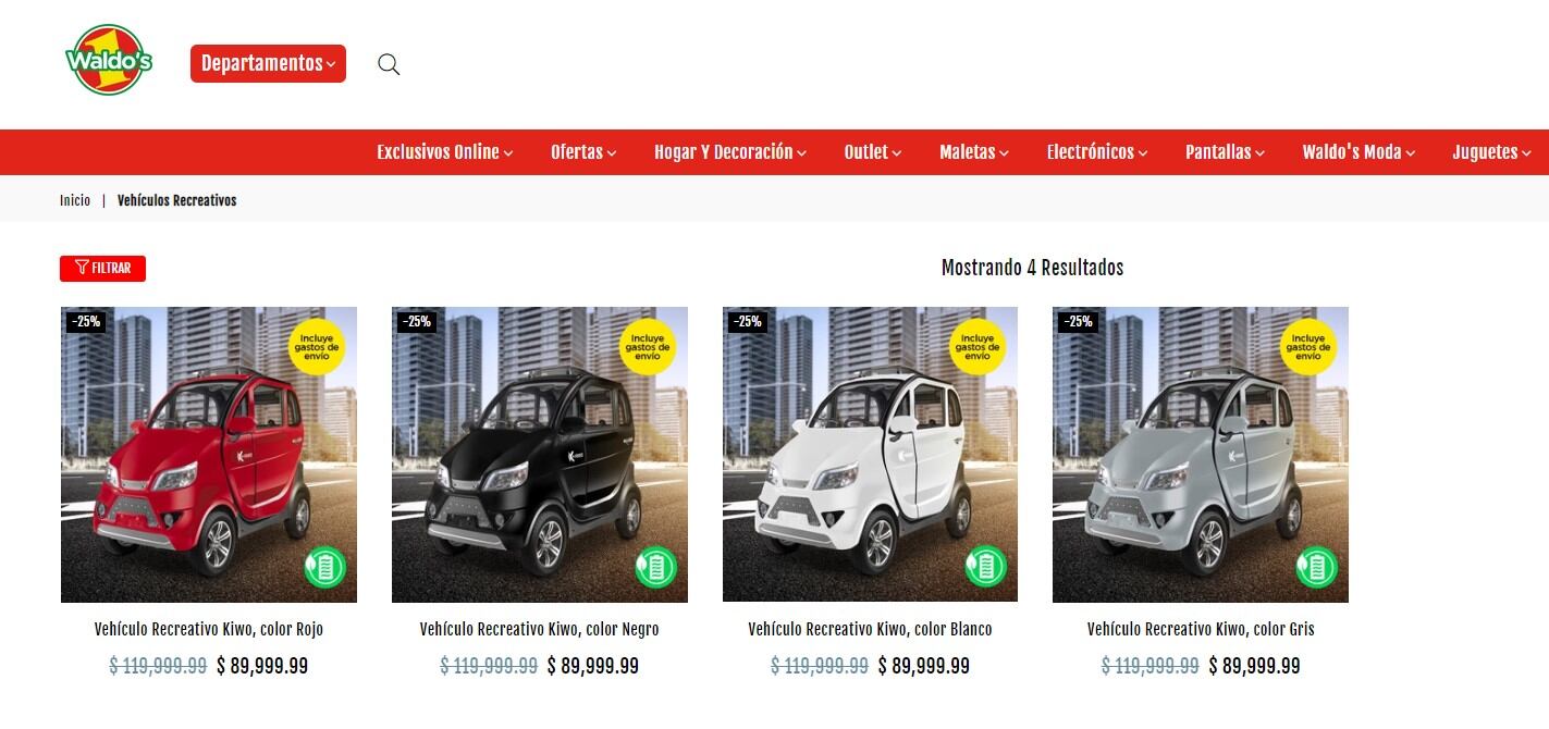 ¿Autos chinos en Waldo’s? Ofrecen eléctrico por precio de una moto | El Universal