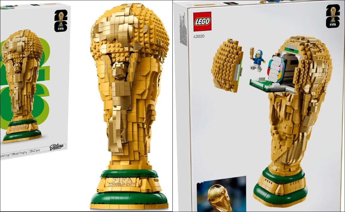 LEGO presenta una réplica de la Copa del Mundo para construir; ¿Cuánto ...