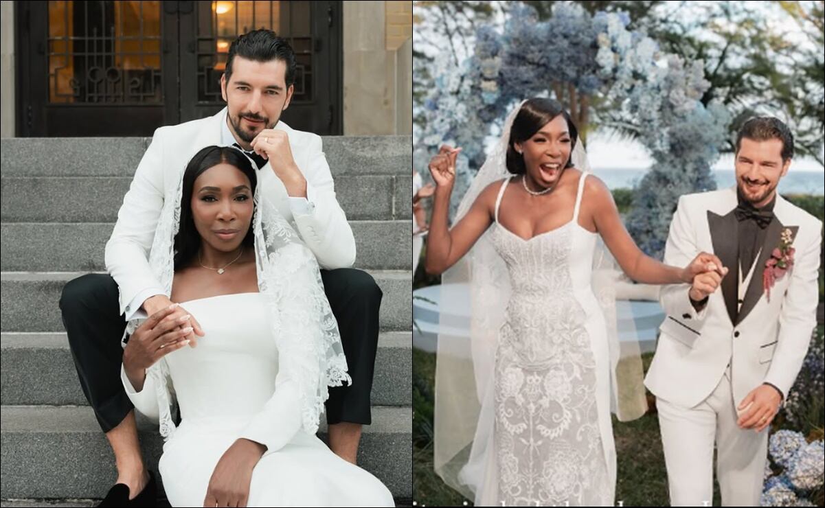 Venus Williams presume su matrimonio con el actor Andrea Preti en Florida